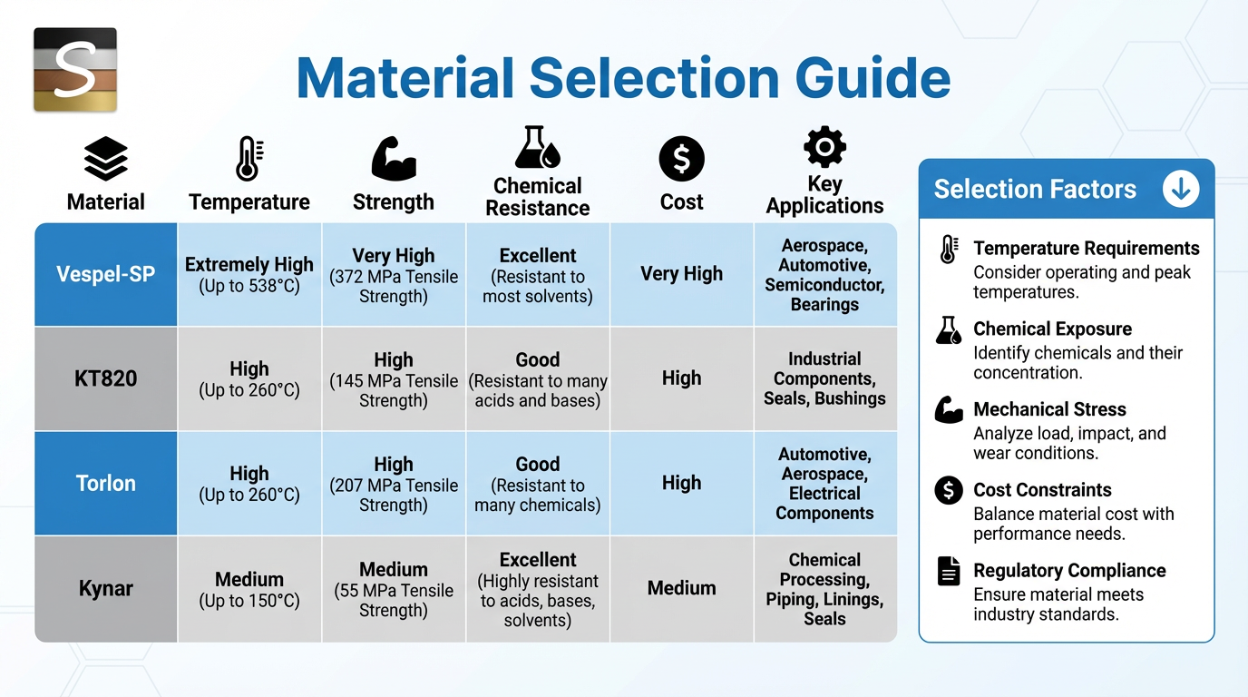 🔬 PI vs PEEK vs PAI vs PVDF: A Comprehensive Comparison of Usage Scena ...
